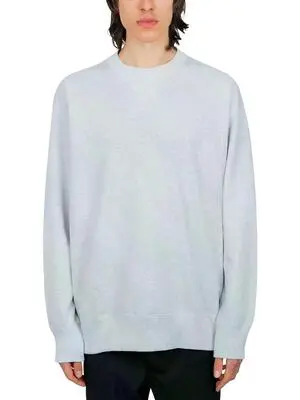 Comme Des Garçons Button Detailed Crew-neck Sweatshirt - Blue