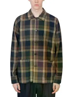 Universal Works Checked Shirt - Brown