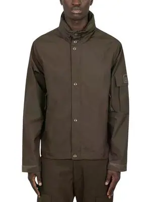 C.P. COMPANY Series Hyst Pocket-detail Coat - Brown