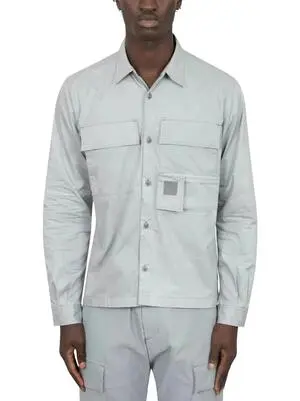 C.P. COMPANY Multi-pocket Organic-cotton Shirt - Grey