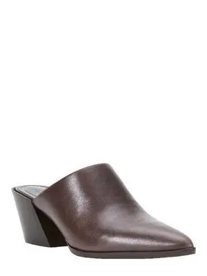 Staud Austen Leather Mules - Espresso