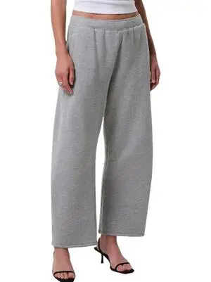 Citizens Of Humanity Miro Cotton Blend Sweatpants - Heather Grey