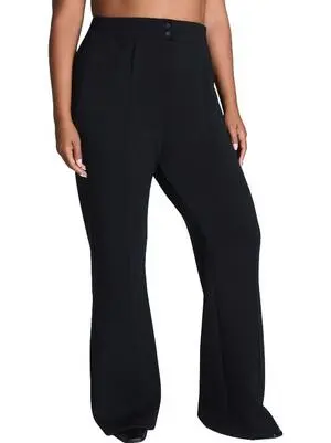Spanx Air Essentials Flare Leg Trousers - Very Black