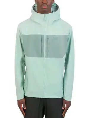 Arc'teryx Panelled Zip-up Hoodie - Blue