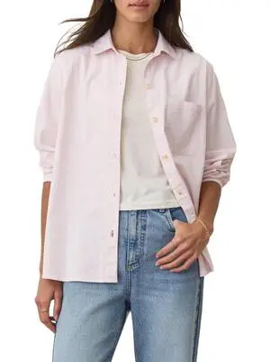 Marine Layer Relaxed Button-up Shirt - Lilas