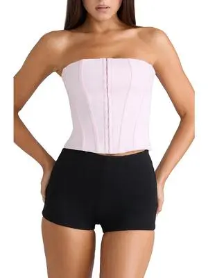 House Of Cb Strapless Corset Top - Ballerina