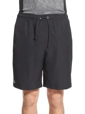 Lacoste Sport Diamante Drawstring Athletic Shorts 031 Black