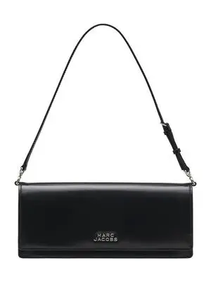 Marc Jacobs The Mirror Leather Shoulder Bag - Black