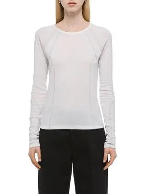 Helmut Lang BMX Raglan Top Optic White