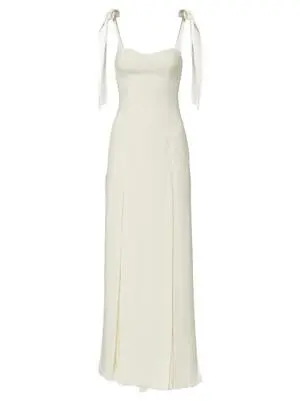 MARMAR HALIM Bow-detail Gown - Yellow