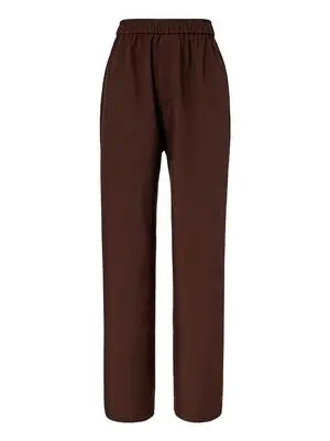 THE FRANKIE SHOP Baxter Wide-leg Trousers - Brown