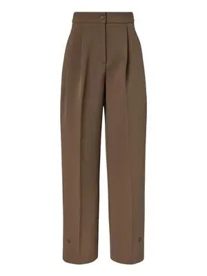 THE FRANKIE SHOP Doyer Wide-leg Trousers - Brown