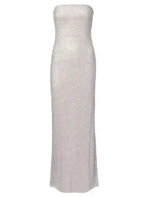 Simkhai Xyla Sequined Gown - Silver
