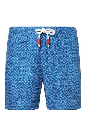 Orlebar Brown Standard Printed Swim Trunks - Blue