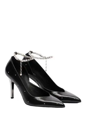 Isabel Marant Embellished Leather Pumps - Black