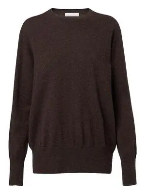 THE ROW Leilani Cashmere Sweater Brown