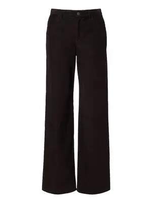 THE ROW Eglitta Cotton Corduroy Straight Pants - Brown