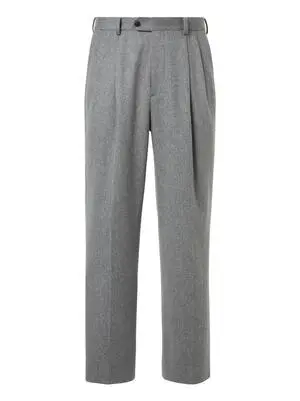 Auralee Cashmere Straight Pants - Grey