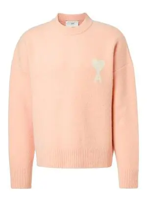 Ami De Coeur Alpaca And Wool-blend Sweater - Pink