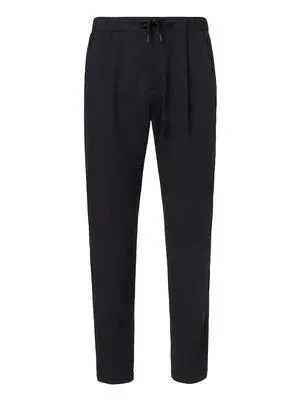 Herno Mid-rise Tapered Trousers - Blue