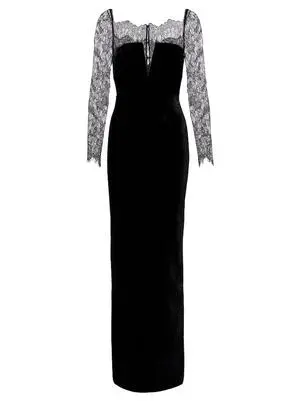 Roland Mouret Lace Gown - Black