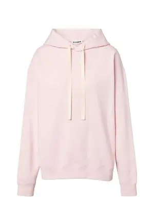JIL SANDER Cotton Jersey Hoodie - Pink
