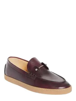 CHRISTIAN LOUBOUTIN Chambeliboat Loafer Oxblood