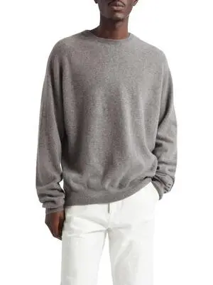 Frenckenberger Cashmere Crewneck Sweater - Brown Melange