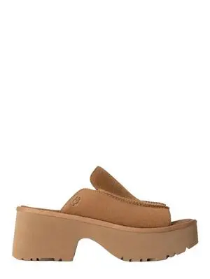 UGG Platform Slides - Chestnut