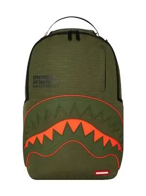 SPRAYGROUND Nylon Shark Central Army Dlxripstop Backpack - Green