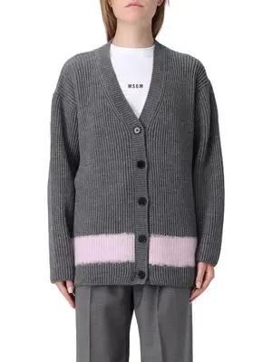 MSGM Ribbed Knit Cardigan