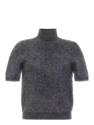 Adam Lippes Ari Brushed-cashmere Top - Grey
