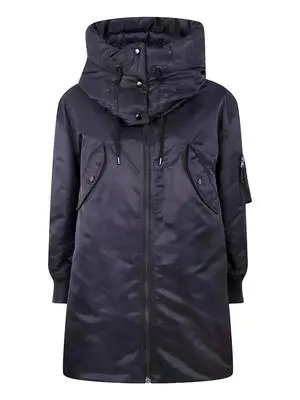 Aspesi Hooded Padded Coat - Black