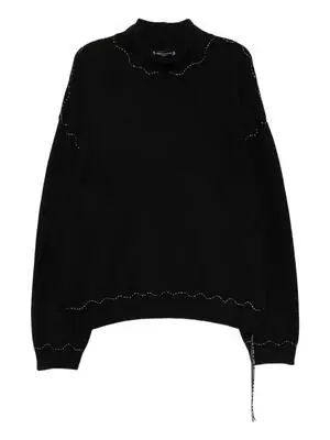 MASTERMIND WORLD Logo-embellished Jumper - Black