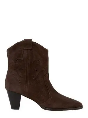 Ba&sh Casey Western Ankle Boots - Brown