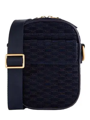 Kith Monogram Suede Passenger K15 Bag - Blue