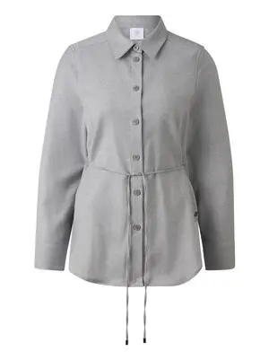 Bogner Ariela Flannel Blouse Light Gray