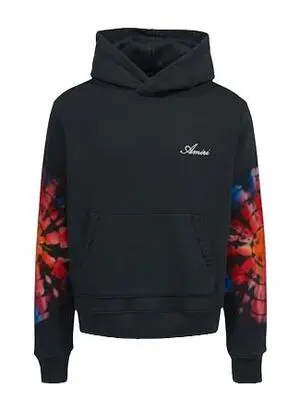 Amiri Tie-dye Sleeve Hoodie - Black