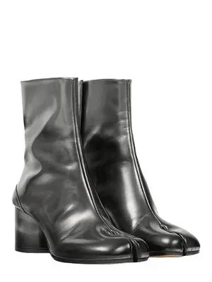 MAISON MARGIELA Tabi Ankle Boots - Silver/black