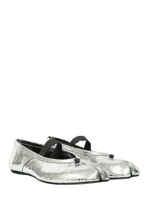 MAISON MARGIELA Ballet Flats - Silver/black