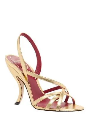 Valentino Garavani Strappy Sandals - Antique Brass Light