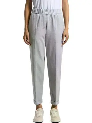 Peserico Cuffed-hem Trousers - Grey