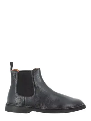 ALEXANDER HOTTO Leather Chelsea Boots - Black