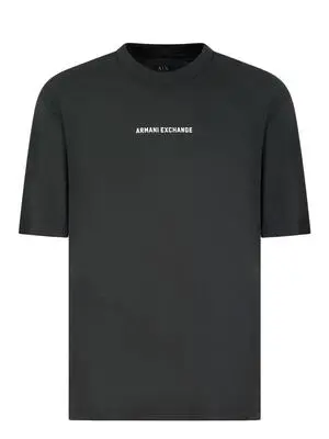 Armani Exchange Logo-print T-shirt - Black