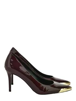 Versace 85mm Patent-leather Pumps - Purple