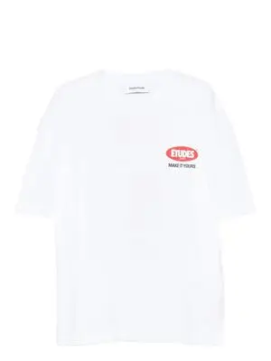 ÉTUDES STUDIO Logo-print T-shirt - White