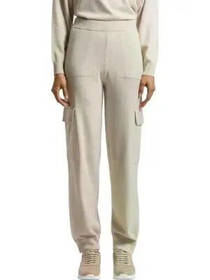 Peserico Cargo Pocket Knit Trousers - Neutrals