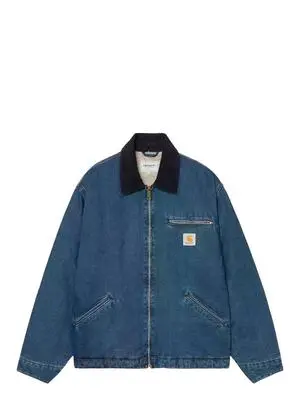 Carhartt Work In Progress Og Detroit Denim Jacket - Blue