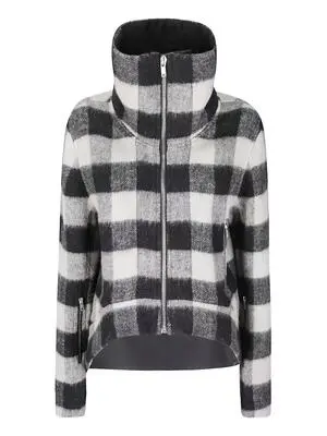 Rick Owens Exploder Check Zip-front Jacket - Black