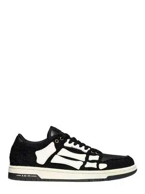 Amiri Skeleton Embellished Sneakers - Black